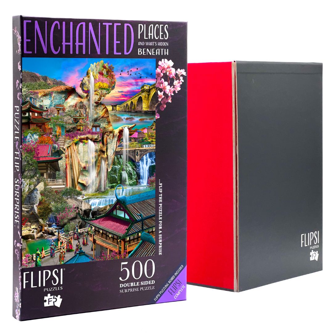 Enchanted Falls Jigsaw Puzzle and Board – Flipsi Puzzles